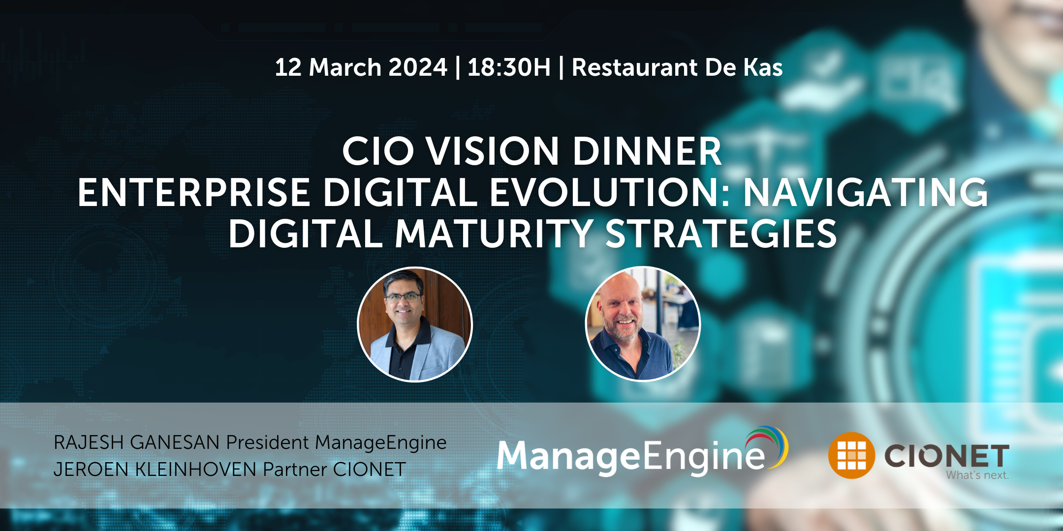 Navigating Digital Maturity: Insights from the CIO dinner powered by ManageEngine